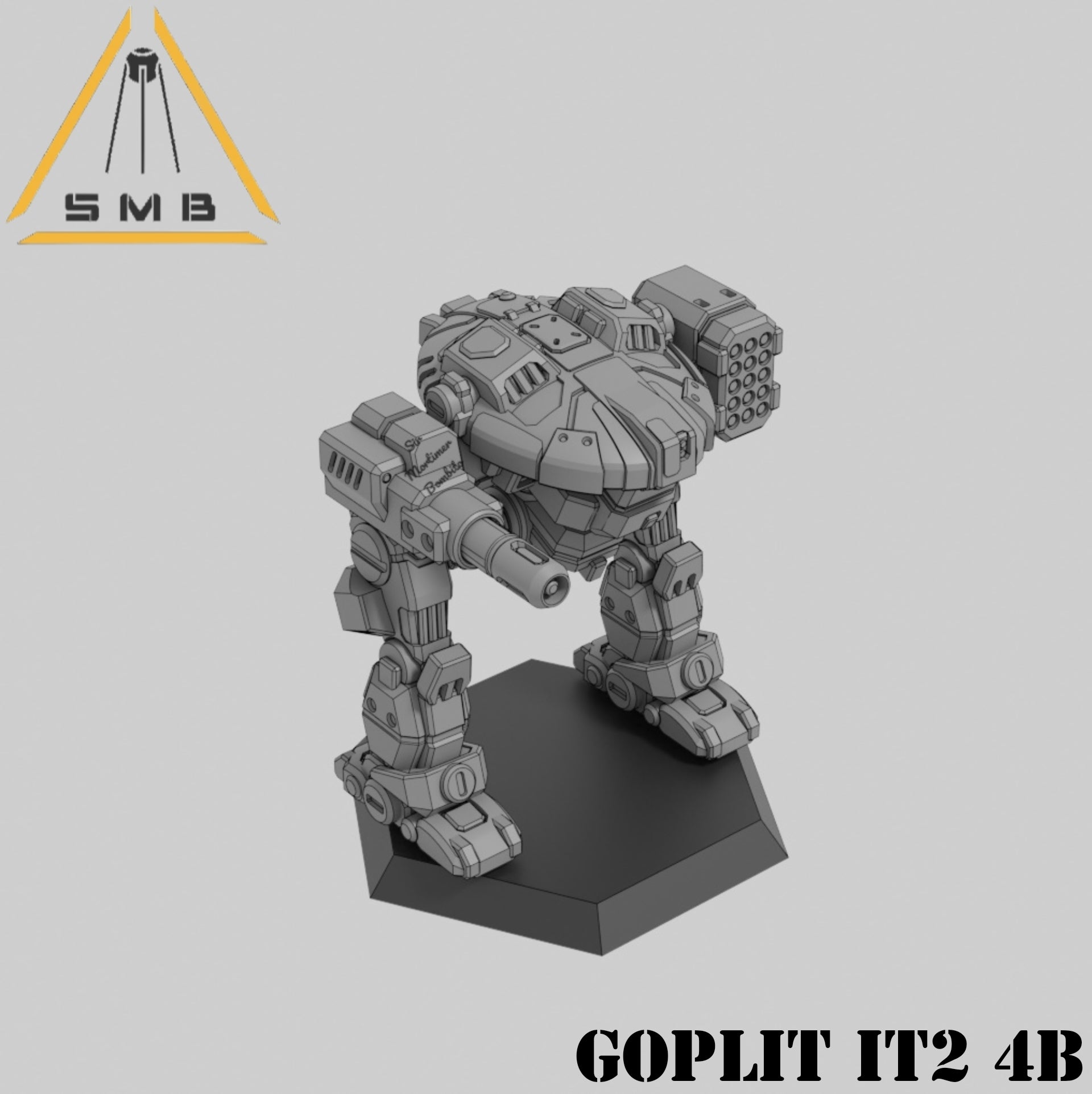 Goplit it2 4B - Alternate Battletech Model - By Sir Mortimer Bombito ...