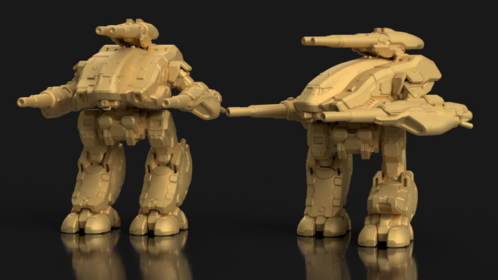 Stone Rhino Behemoth BHN-6H - Alternate Battletech Model – AfterDark Prints