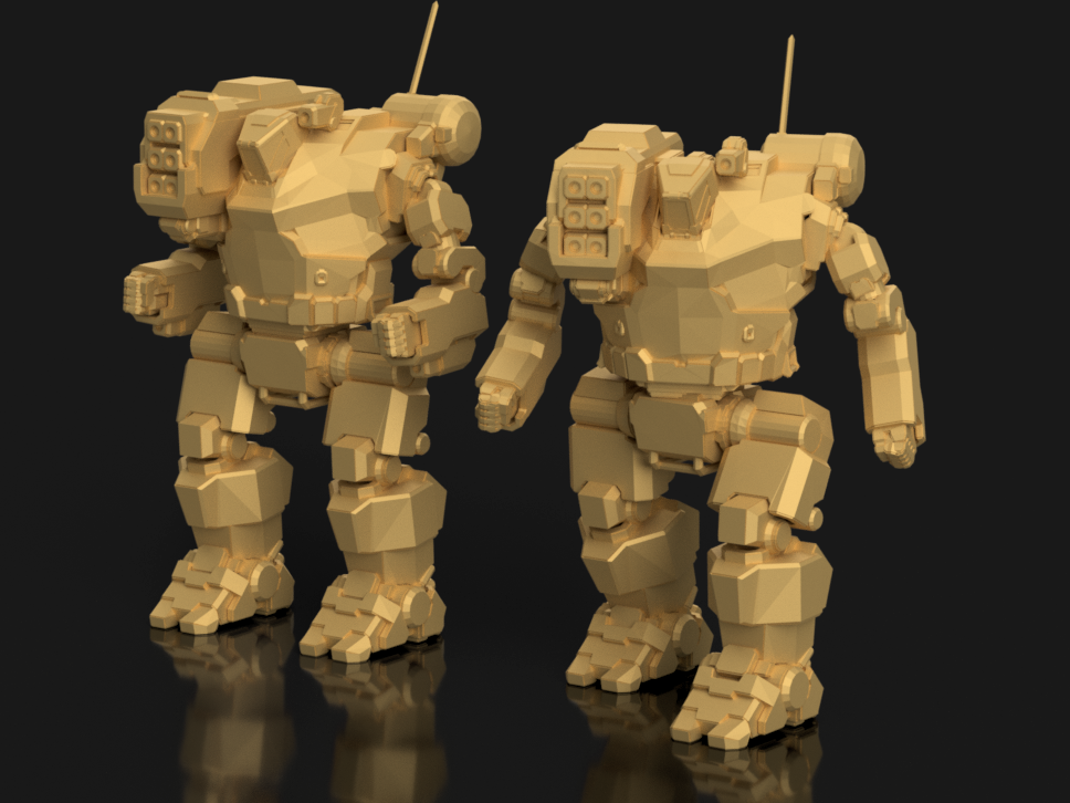 Hunchback HBK-4P - Alternate Battletech Model – AfterDark Prints