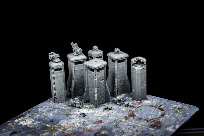 Perimeter Towers – AfterDark Prints